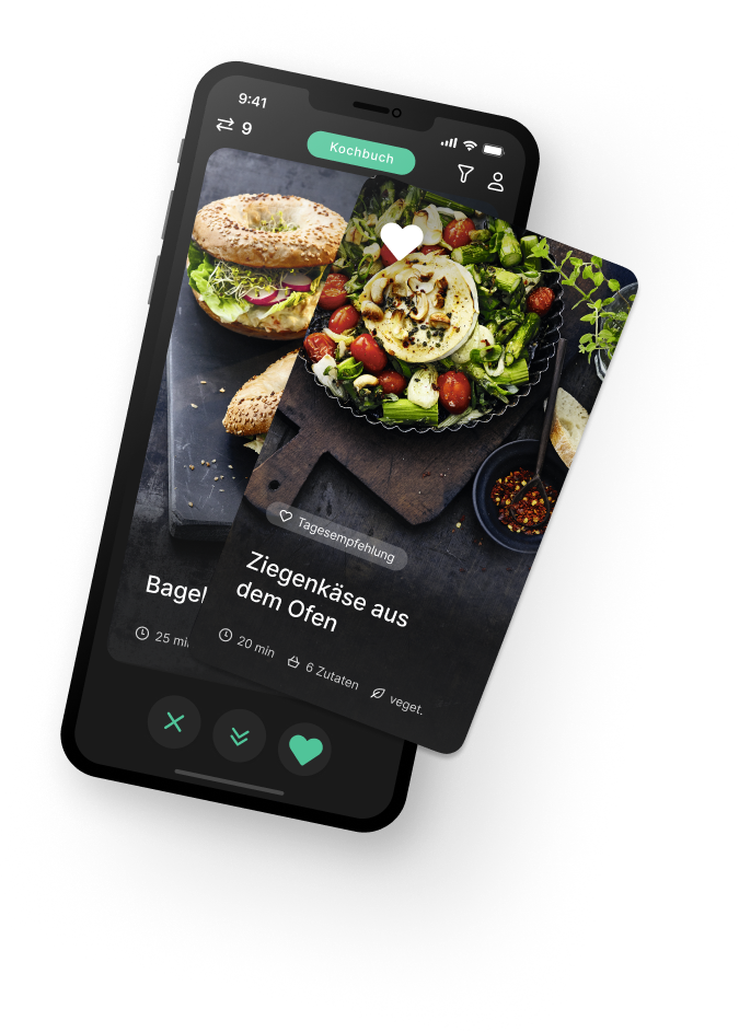 MealSwipe App: Finde schnelle & gesunde Rezepte genau für dich!
